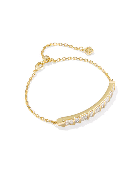 Jamie Delicate Chain Bracelet in White CZ – Michele Jewelry